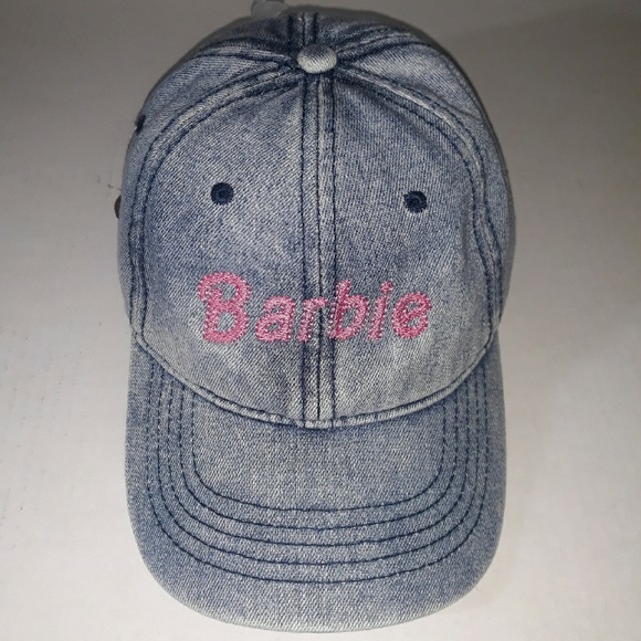 Barbie | Accessories | New Handmade Barbie Logo Embroidered Denim ...
